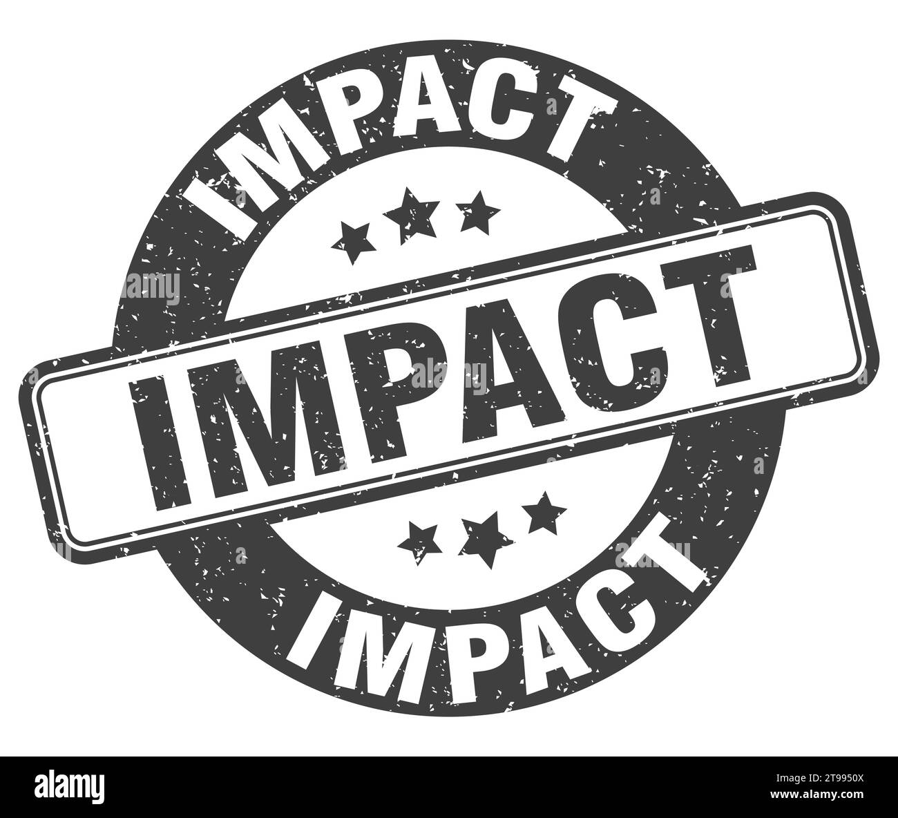 impact stamp. impact sign. round grunge label Stock Vector Image & Art ...