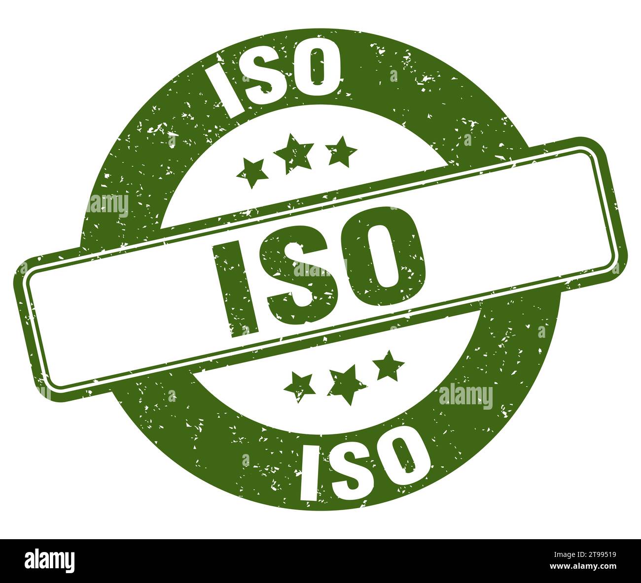 iso stamp. iso sign. round grunge label Stock Vector Image & Art - Alamy