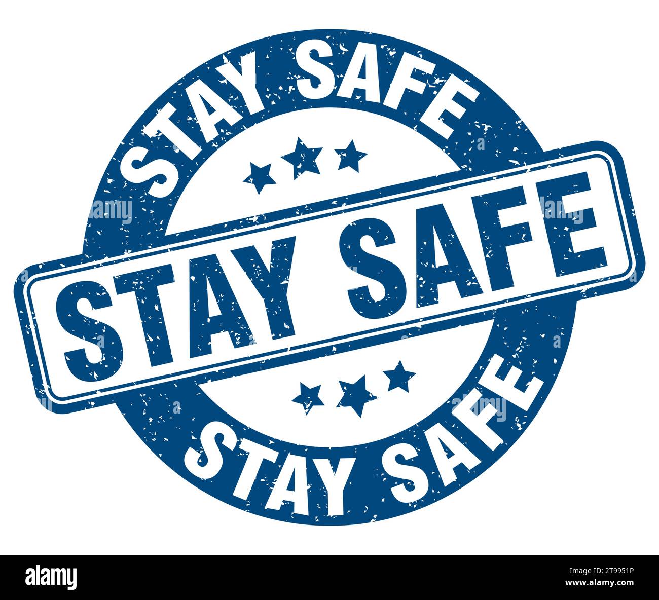 stay safe stamp. stay safe sign. round grunge label Stock Vector Image ...