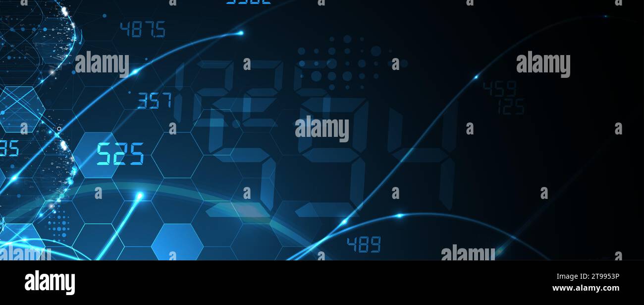 Abstract DNA technology. Science medical concept. Futuristic background ...