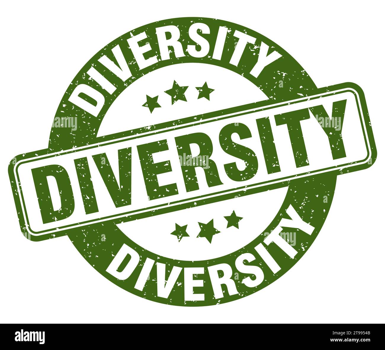 diversity stamp. diversity sign. round grunge label Stock Vector Image ...