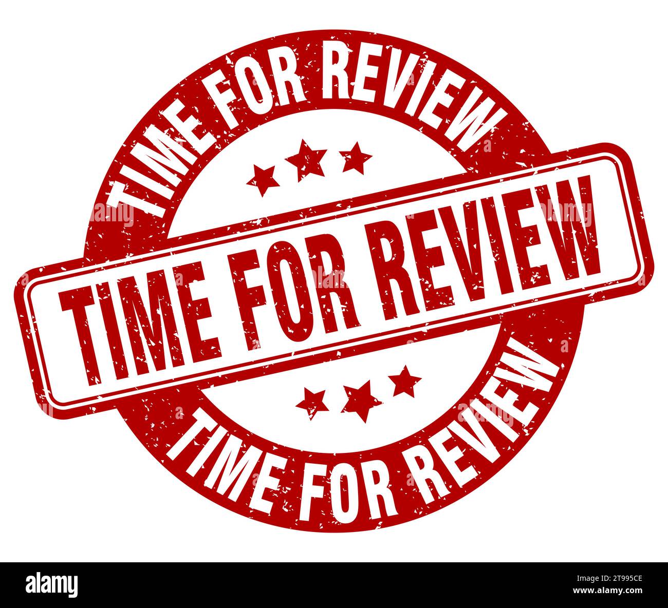 time for review stamp. time for review sign. round grunge label Stock ...