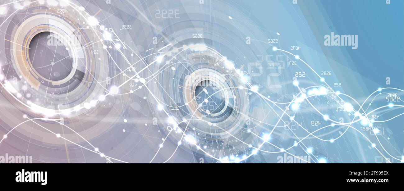 Abstract DNA technology. Science medical concept. Futuristic background ...