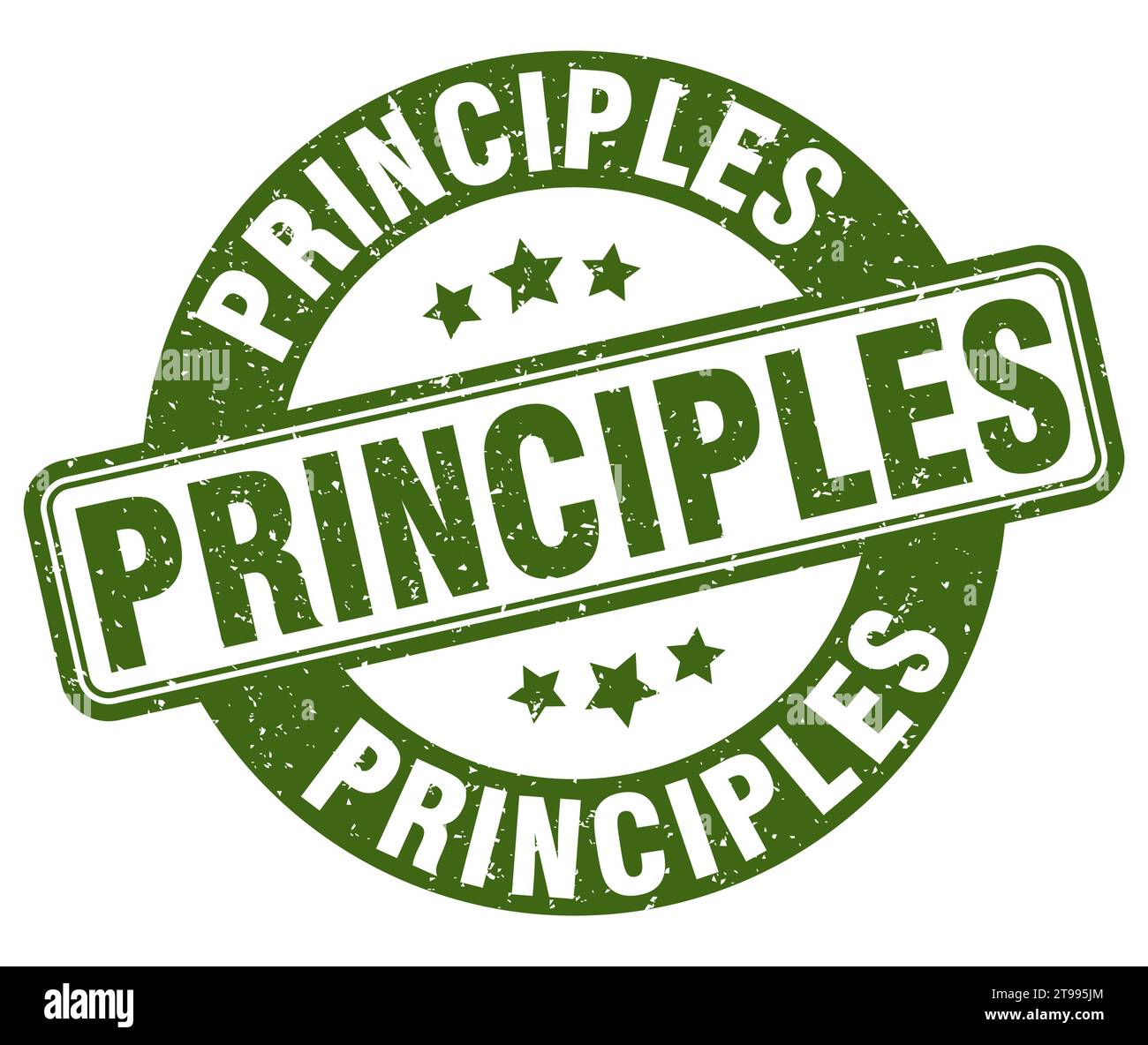 principles stamp. principles sign. round grunge label Stock Vector ...