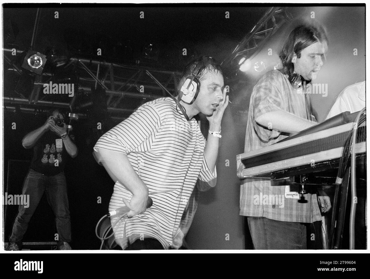 Underworld band 1996 Black and White Stock Photos & Images - Alamy
