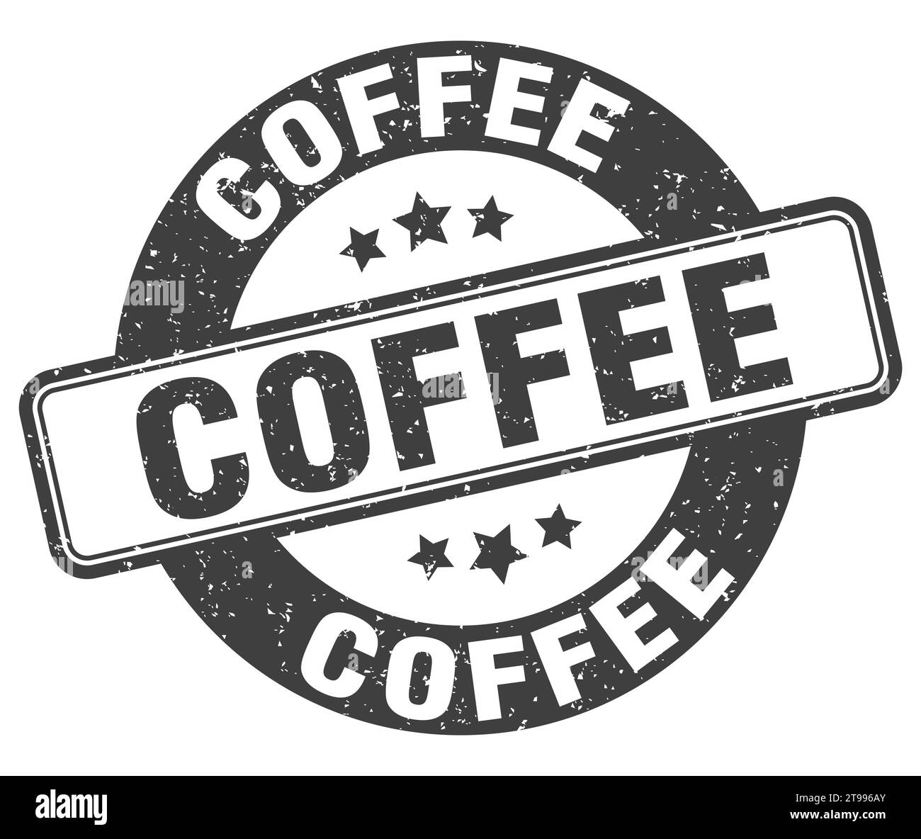 coffee stamp. coffee sign. round grunge label Stock Vector Image & Art ...