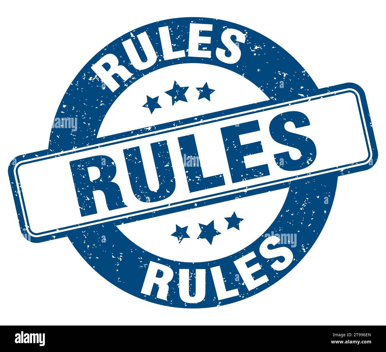 rules stamp. rules sign. round grunge label Stock Vector Image & Art ...