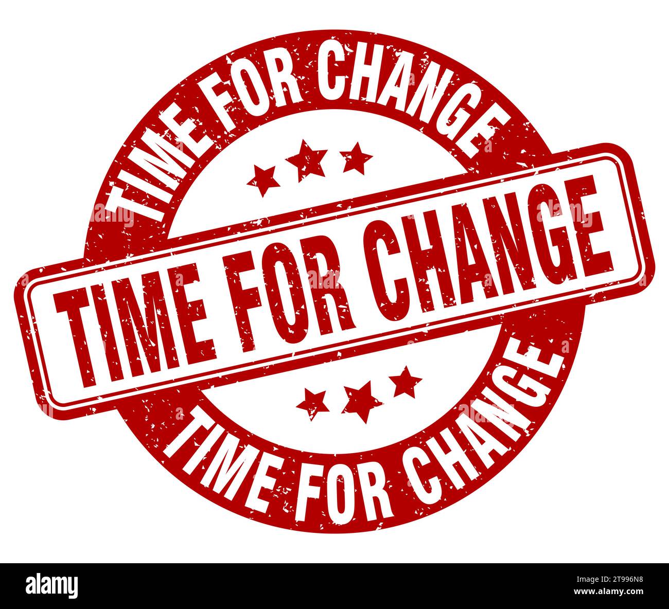 time for change stamp. time for change sign. round grunge label Stock ...