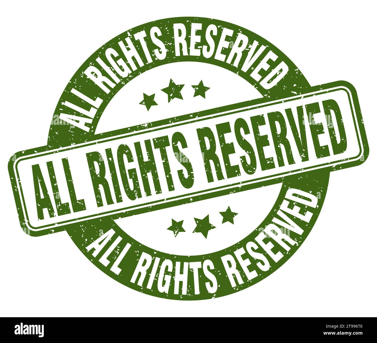 all rights reserved stamp. all rights reserved sign. round grunge label ...