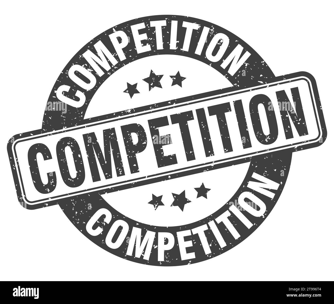 competition stamp. competition sign. round grunge label Stock Vector ...