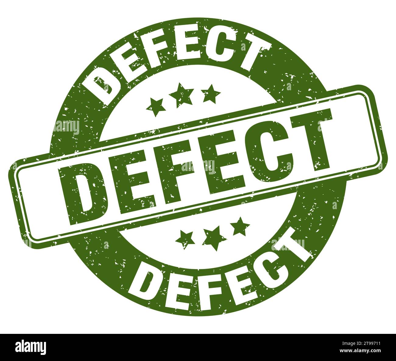 defect stamp. defect sign. round grunge label Stock Vector Image & Art ...