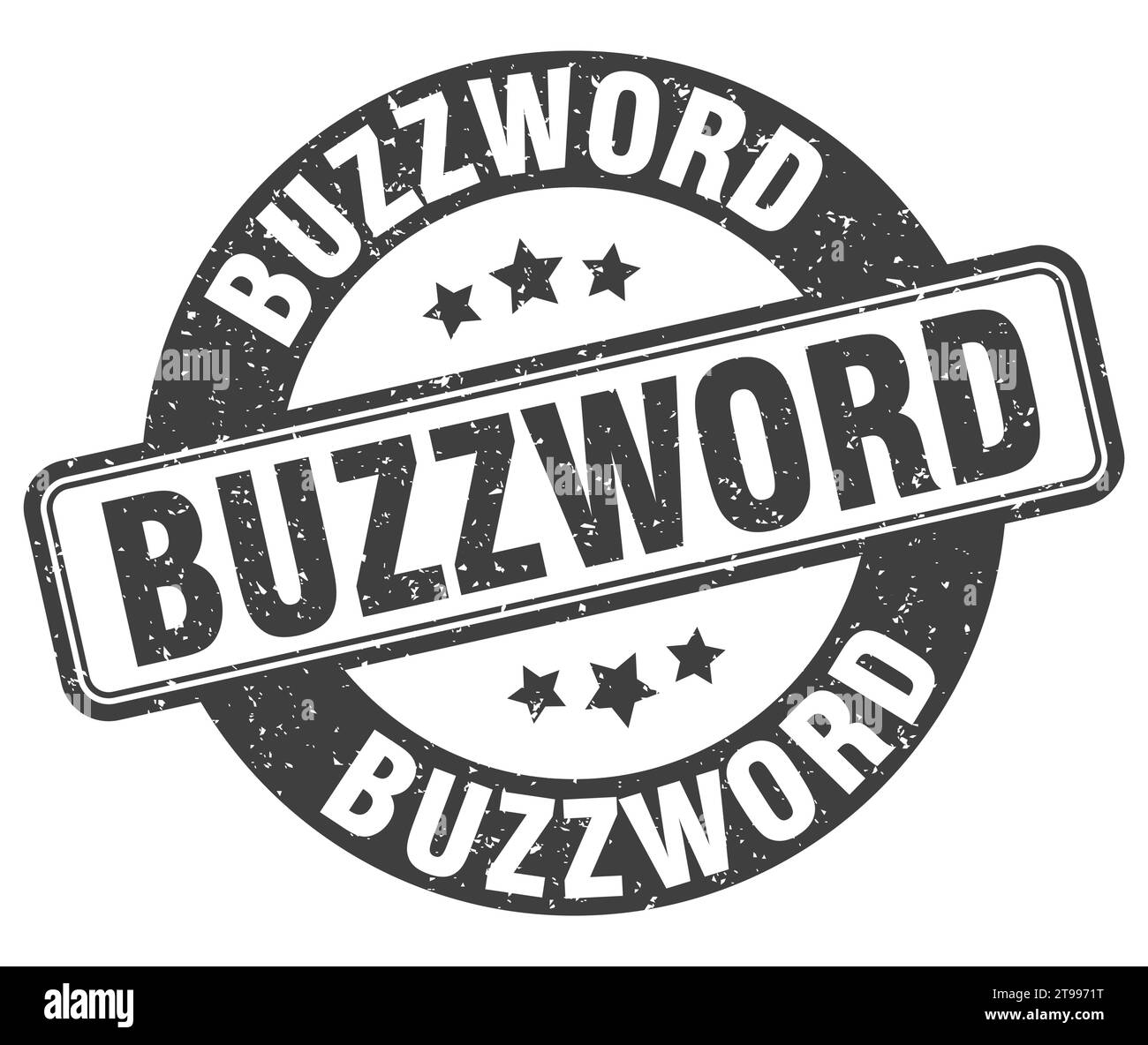 buzzword stamp. buzzword sign. round grunge label Stock Vector Image & Art - Alamy