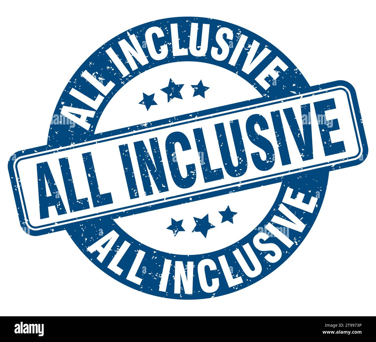 all inclusive stamp. all inclusive sign. round grunge label Stock ...