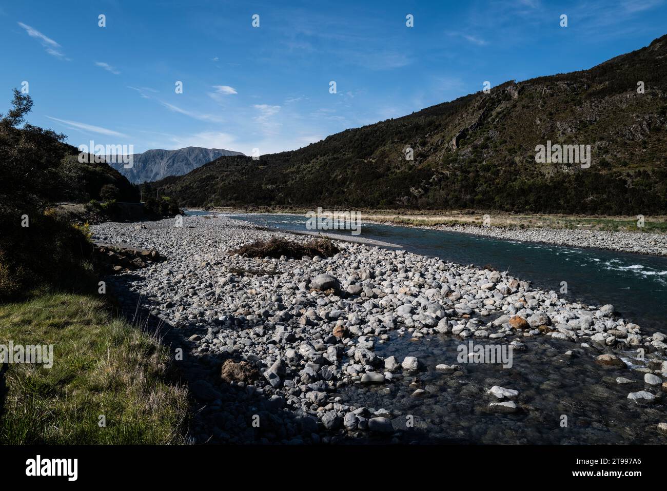 Trip round the South Island of New Zealand. Pictured is Hanmer Springs ...