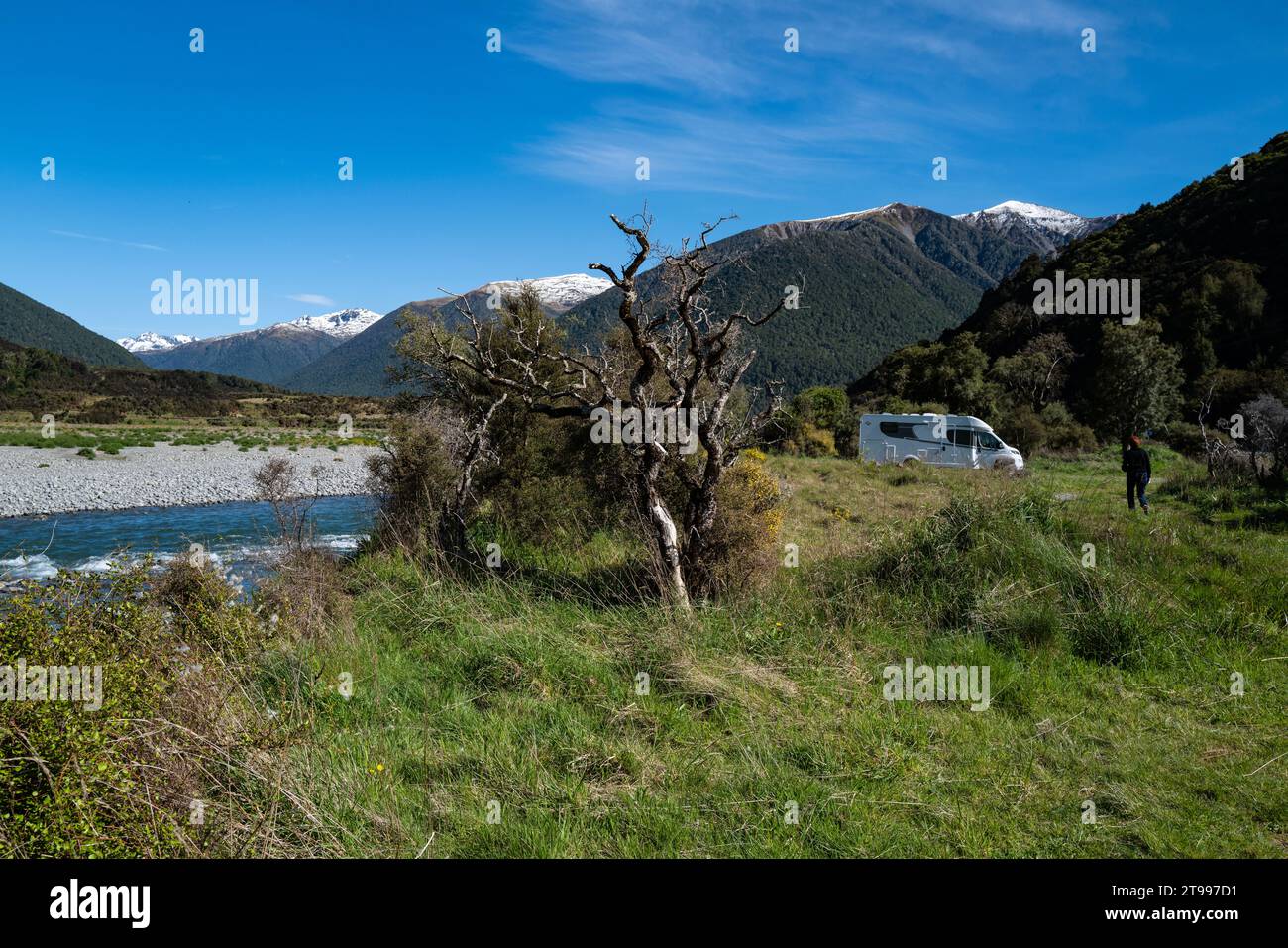 Trip round the South Island of New Zealand. Pictured is Hanmer Springs ...