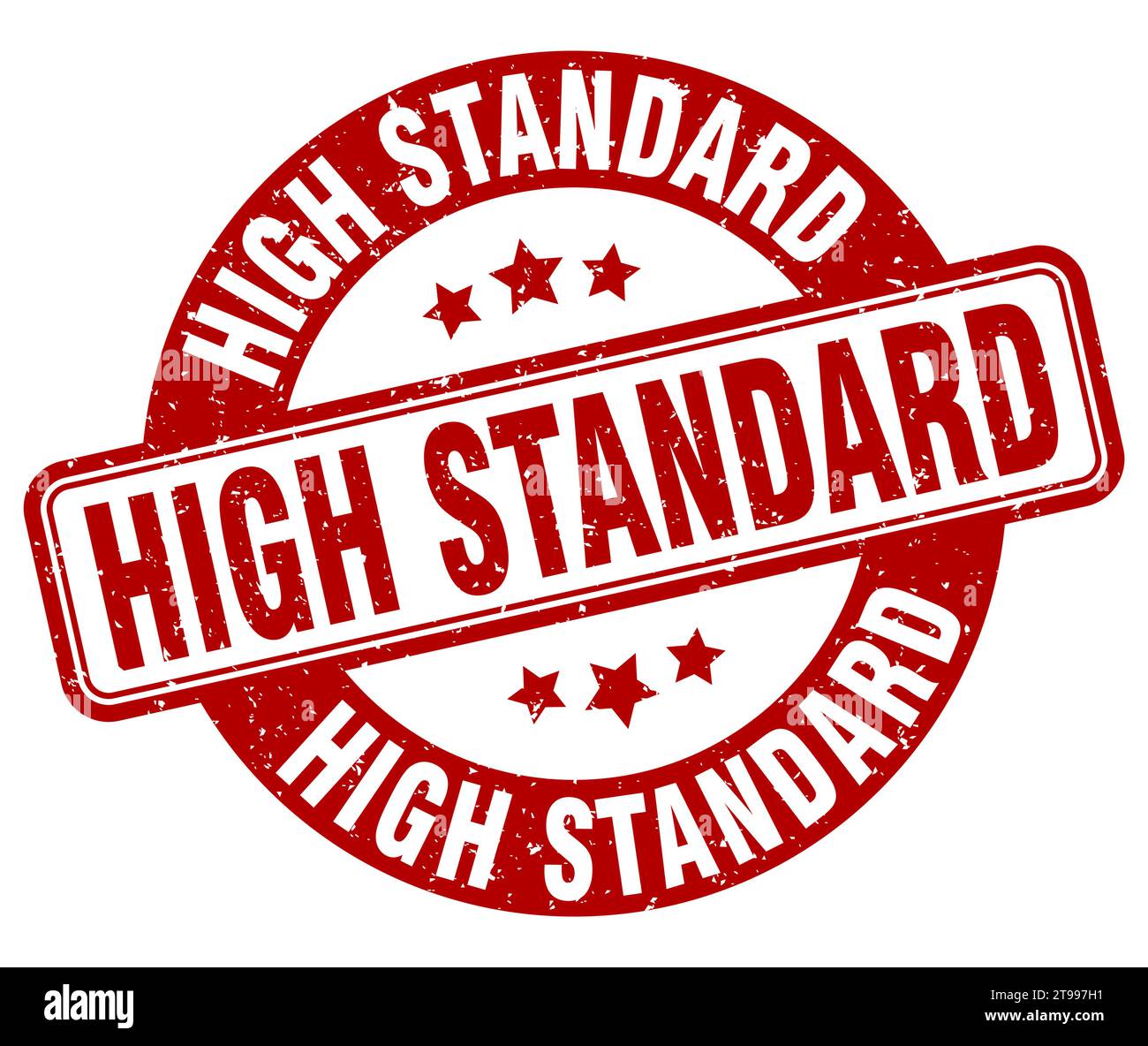 High standard sign round hi-res stock photography and images - Alamy