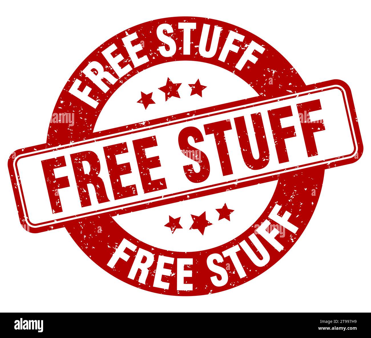 free stuff stamp. free stuff sign. round grunge label Stock Vector ...