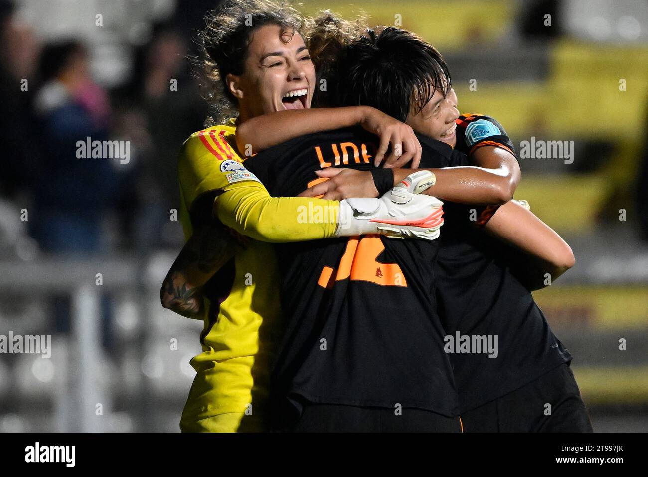 Rome, Italy. 23rd Nov, 2023. Camelia Ceasar, Elena Linari and Saki ...