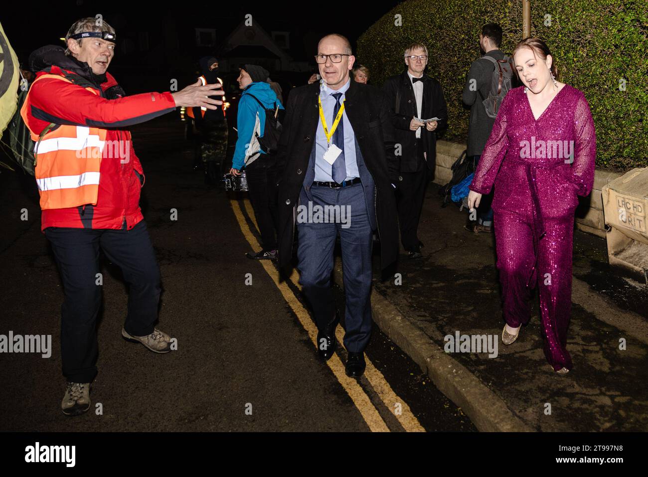 Edinburgh, Scotland. 23 November 2023. Kate Forbes MSP arrives at the ...