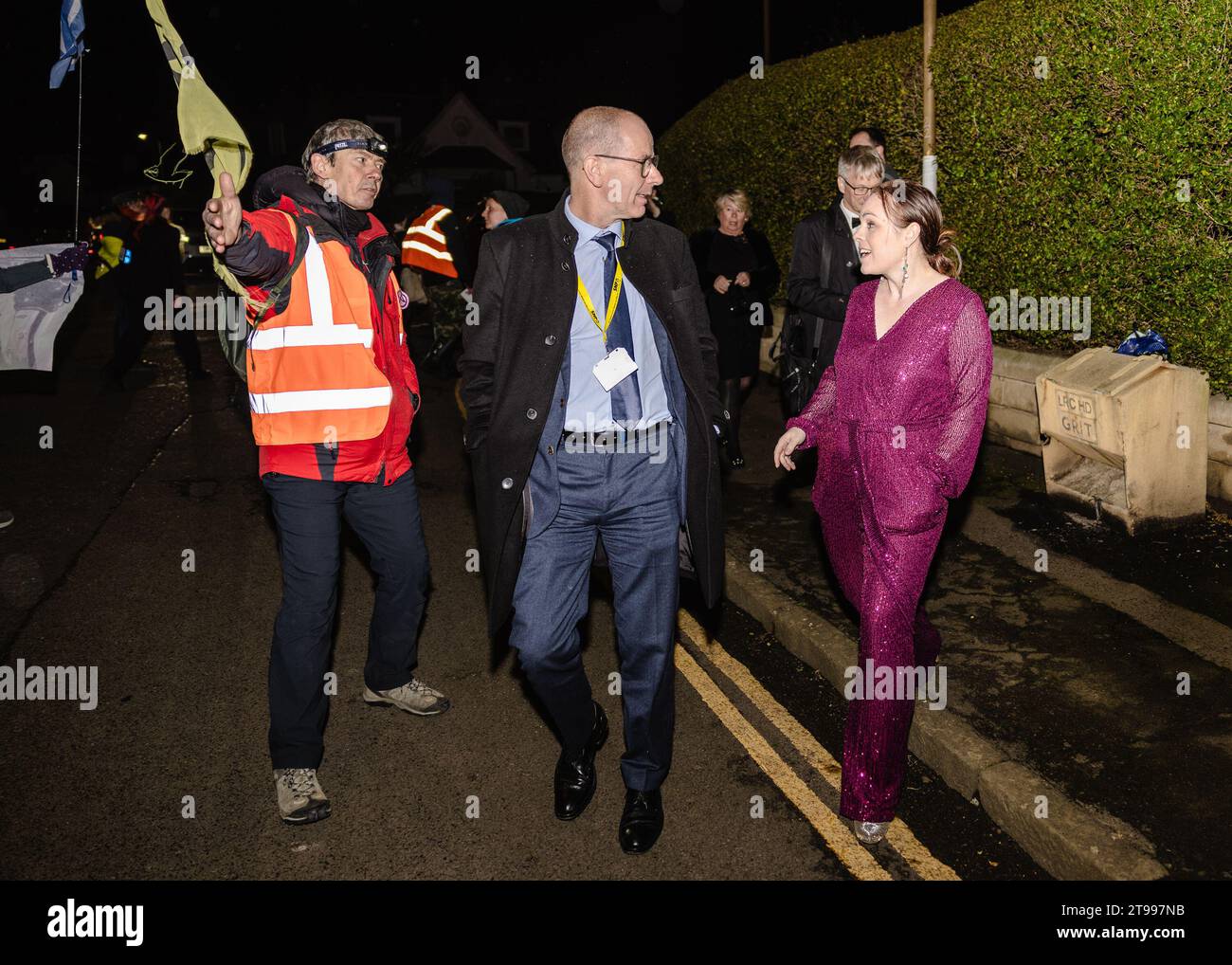 Edinburgh, Scotland. 23 November 2023. Kate Forbes MSP arrives at the ...