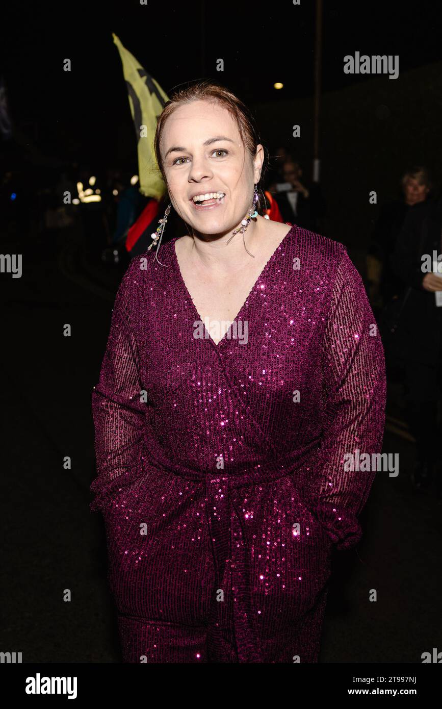 Edinburgh, Scotland. 23 November 2023. Kate Forbes MSP arrives at the ...