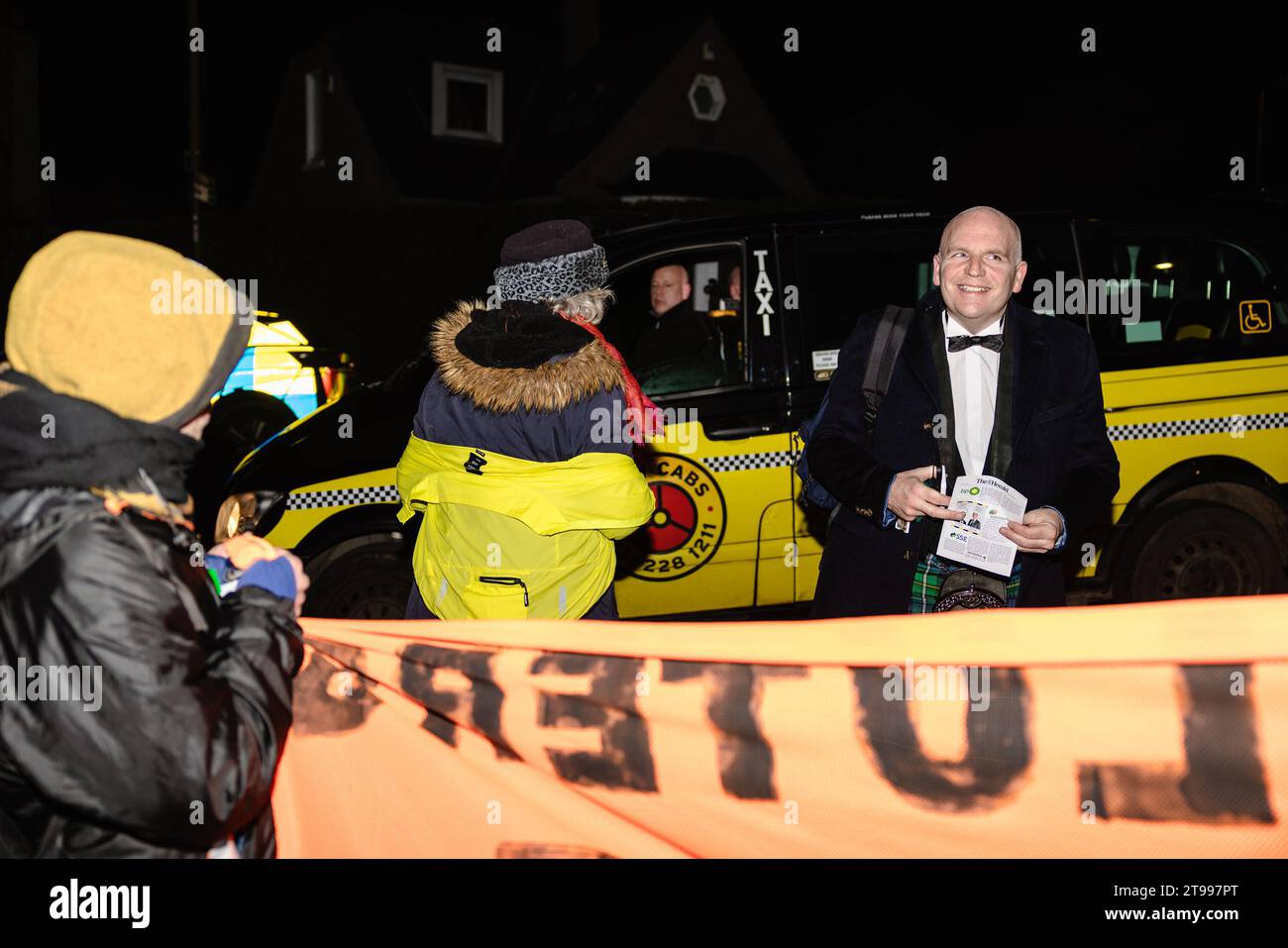 Edinburgh, Scotland. 23 November 2023. Glenn Campbell, BBC Scotland ...