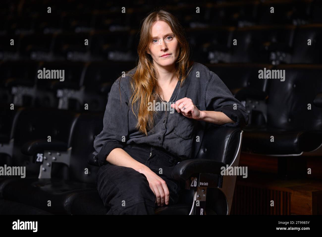 London, UK. 23 November 2023. Author Sarah Bernstein pictured during a ...