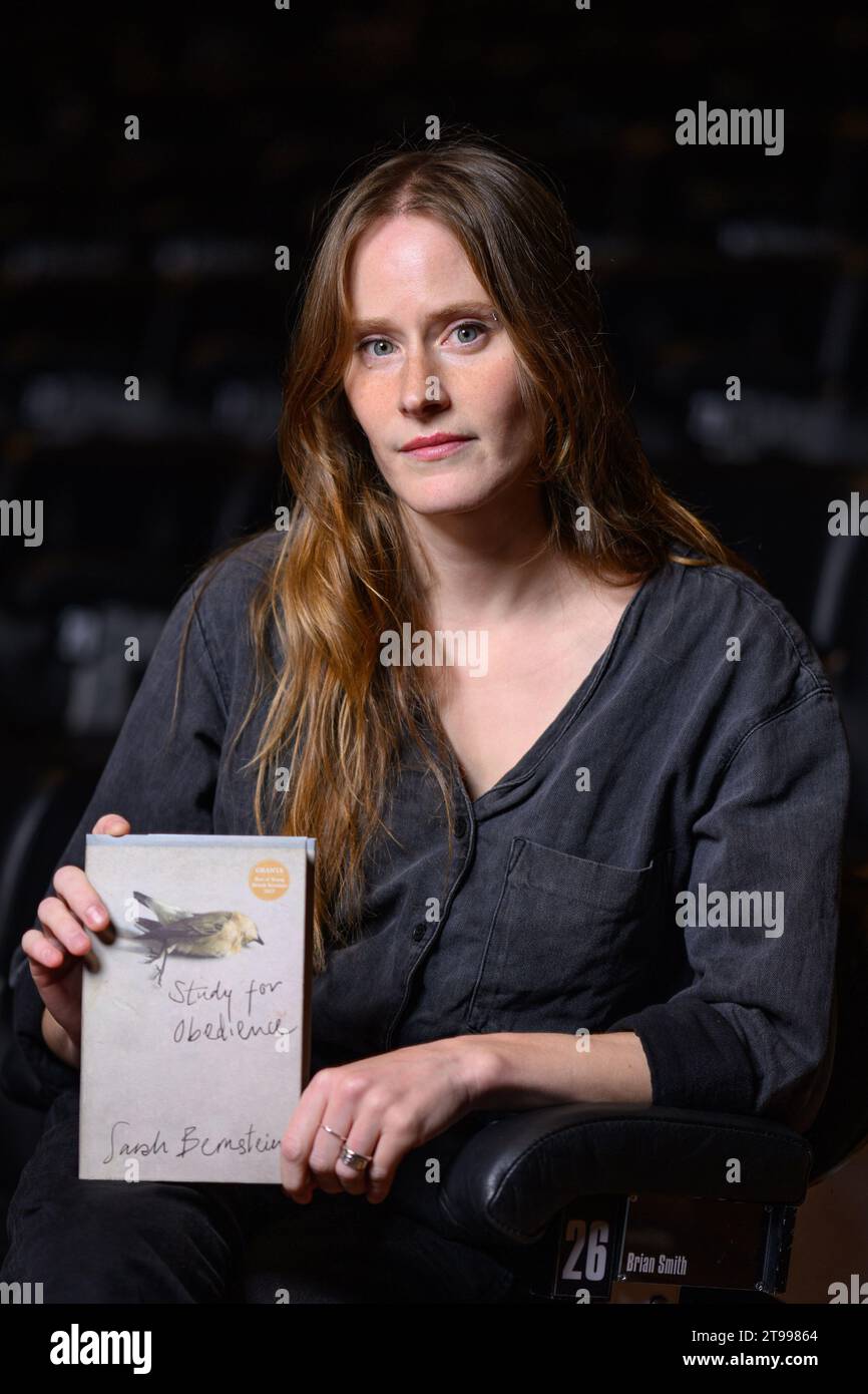 London, UK. 23 November 2023. Author Sarah Bernstein pictured during a ...