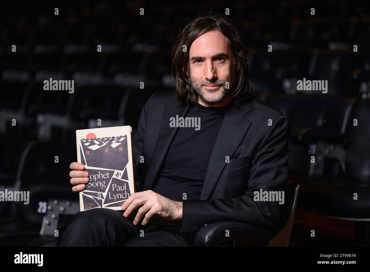 London, UK. 23 November 2023. Author Paul Lynch pictured during a ...