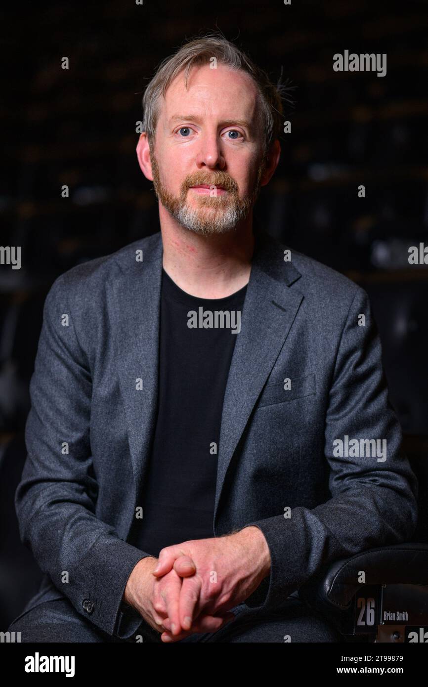 London, UK. 23 November 2023. Author Paul Murray pictured during a ...