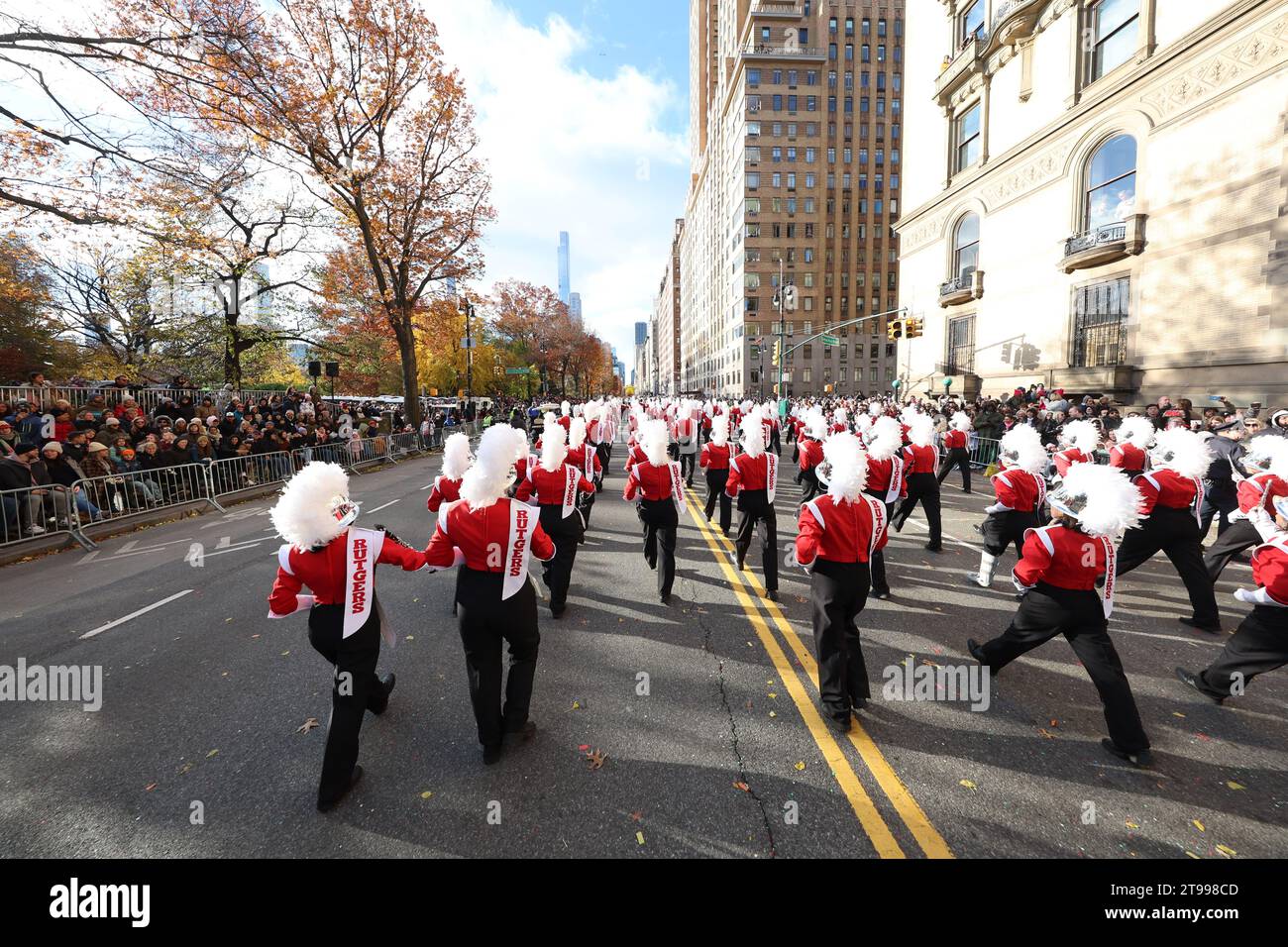 The Rutgers University Marching Scarlet Knights performs during The ...