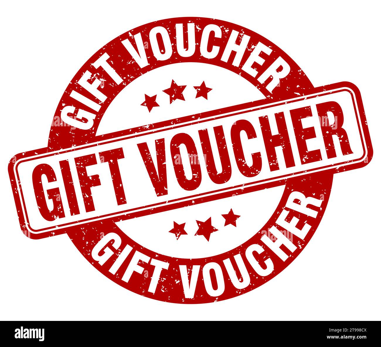 gift voucher stamp. gift voucher sign. round grunge label Stock Vector ...
