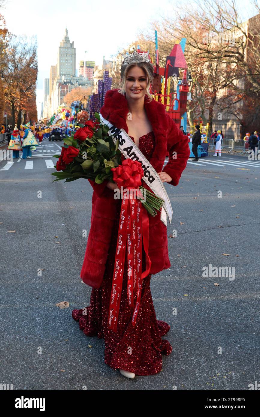 Miss America Grace Stanke poses for a photo before the start of the The ...