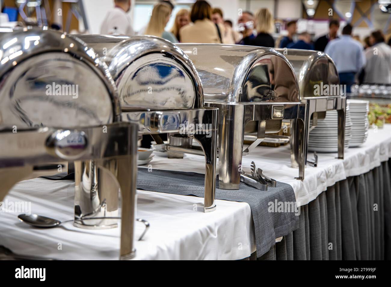Catering buffet for events in a restaurant. Catering service Stock ...