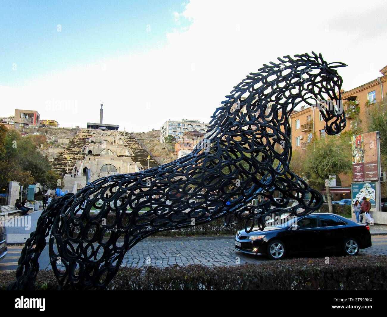 A view of The Cascade Complex in Yerevan Stock Photo - Alamy