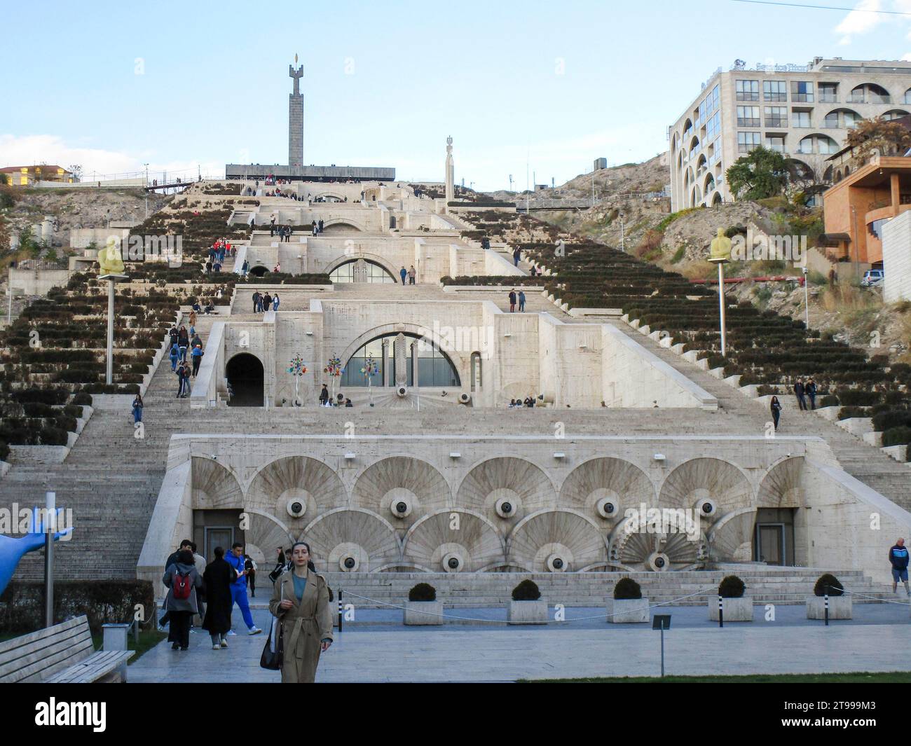 A view of The Cascade Complex in Yerevan Stock Photo - Alamy