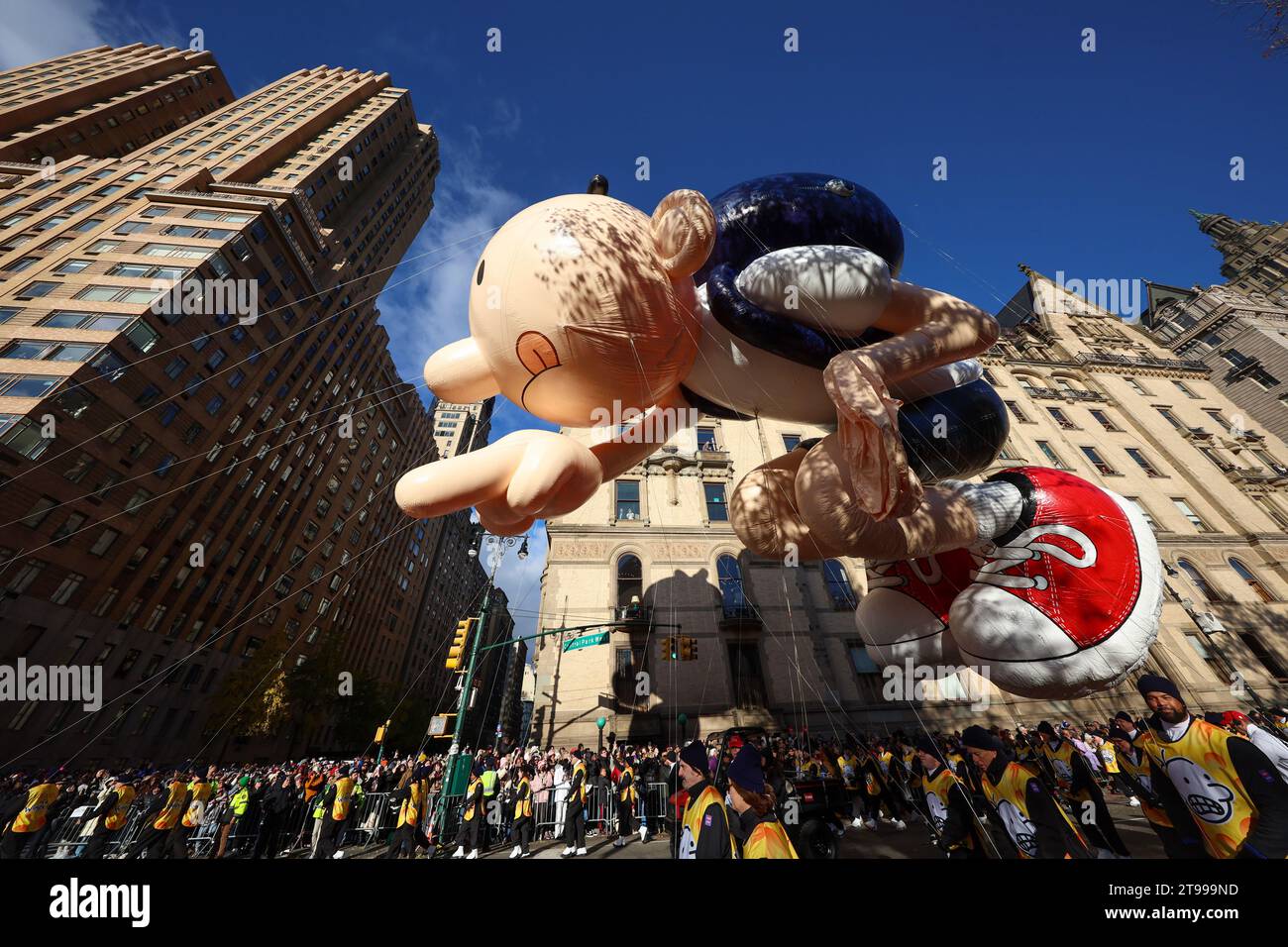 The Diary of a Wimpy Kid heads down Central Park West during The 97th ...