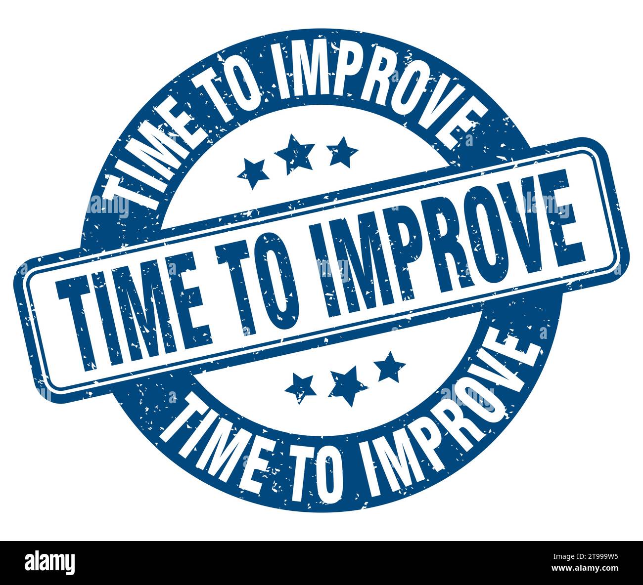 time to improve stamp. time to improve sign. round grunge label Stock Vector Image & Art - Alamy