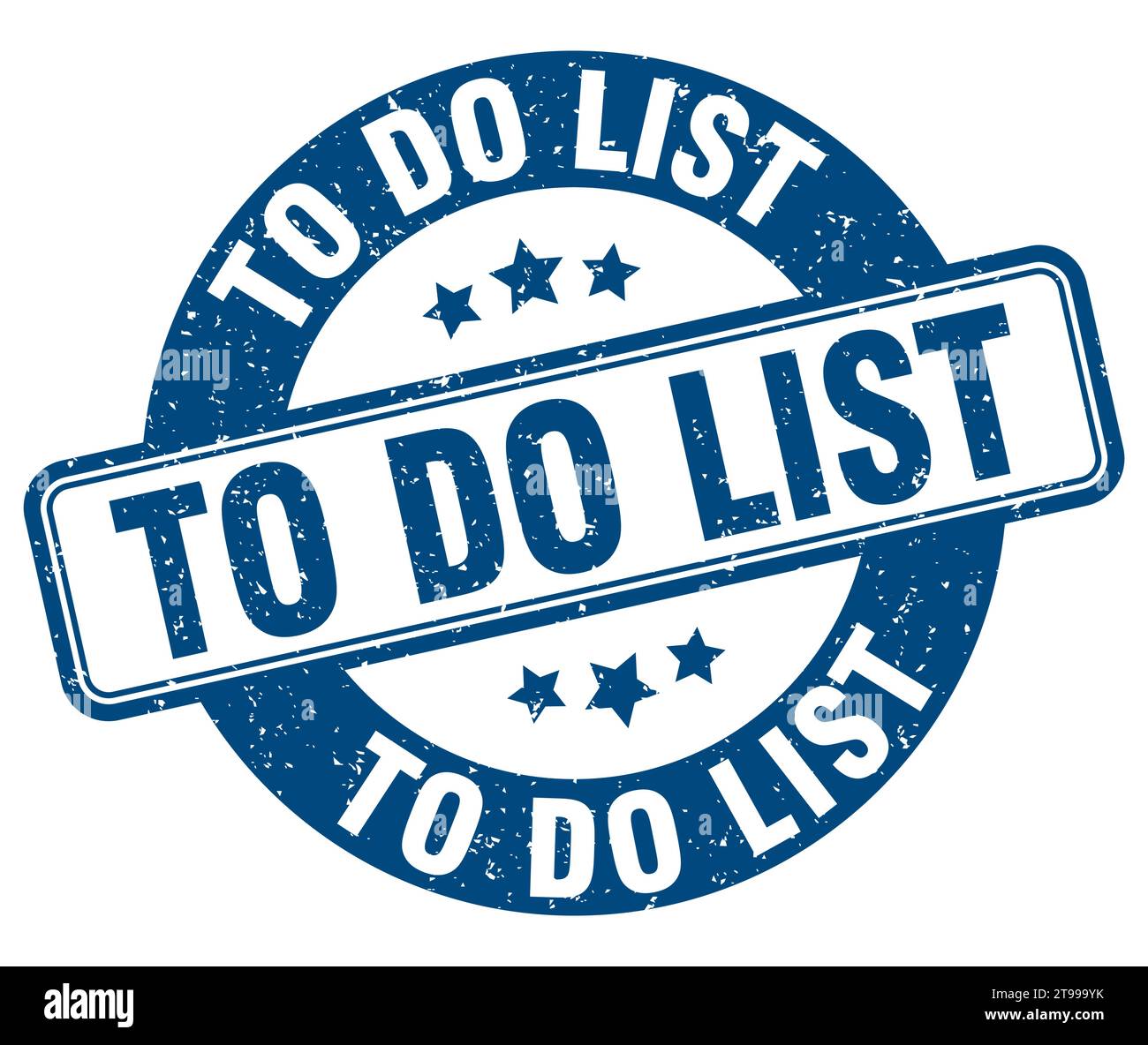 to do list stamp. to do list sign. round grunge label Stock Vector ...