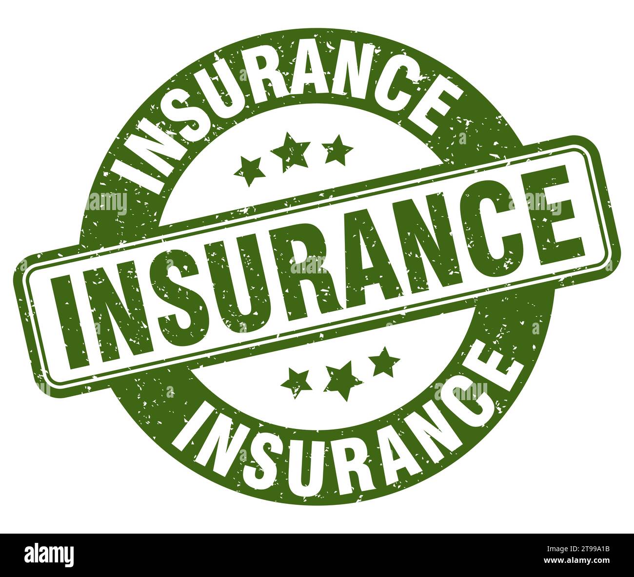 insurance stamp. insurance sign. round grunge label Stock Vector Image & Art - Alamy