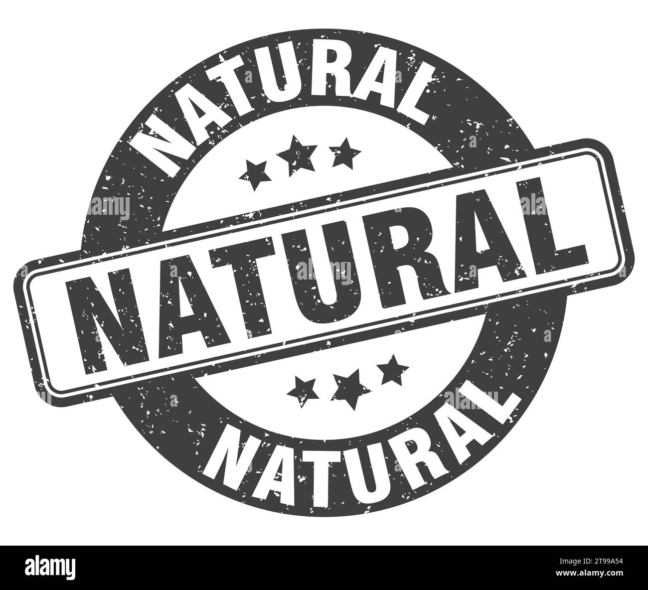 natural stamp. natural sign. round grunge label Stock Vector Image ...
