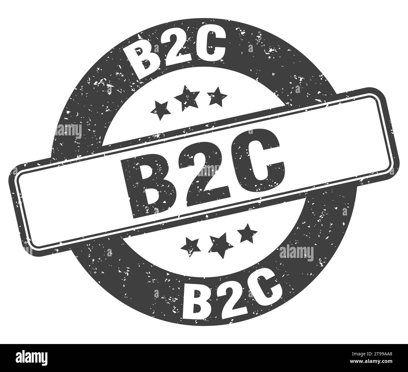 b2c stamp. b2c sign. round grunge label Stock Vector Image & Art - Alamy