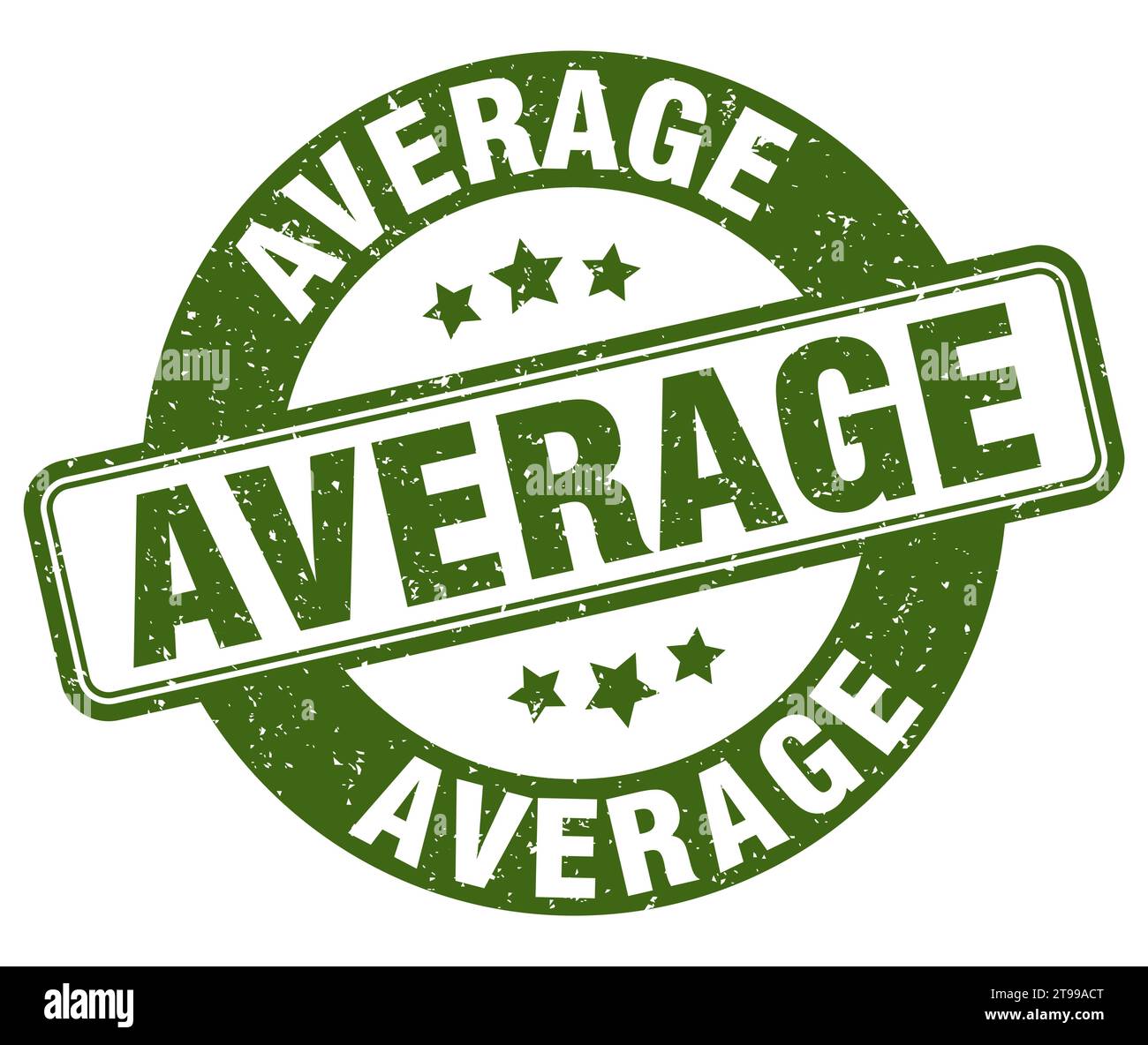 average stamp. average sign. round grunge label Stock Vector Image ...