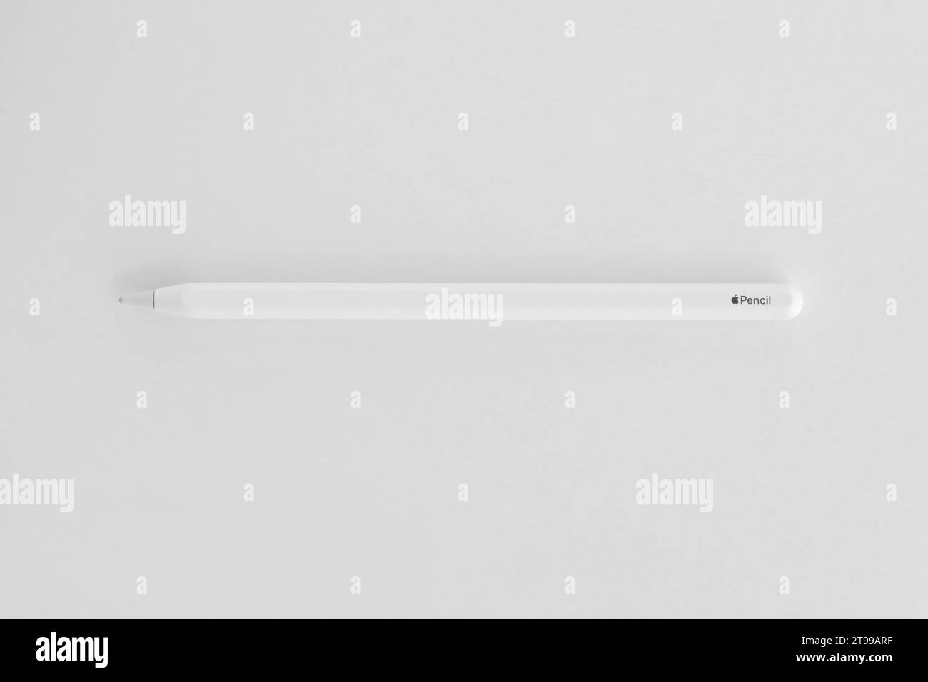 KYIV, UKRAINE - 4 MAY, 2023: New Apple pencil generation 2. Features a ...