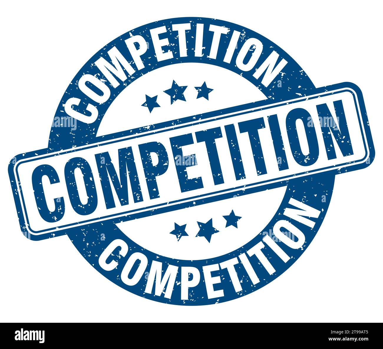 competition stamp. competition sign. round grunge label Stock Vector ...