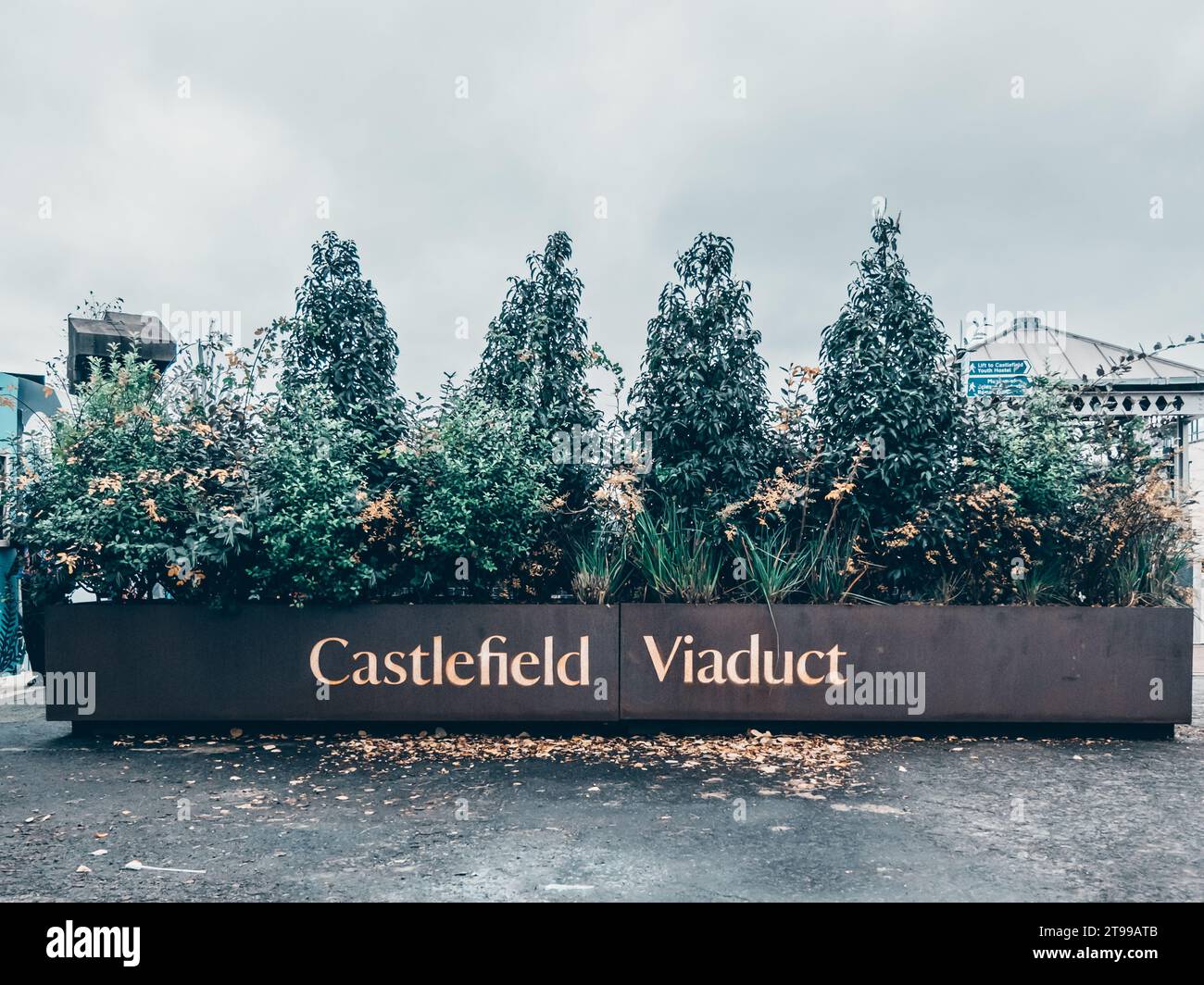 National Trust Castlefield Viaduct in Manchester Stock Photo - Alamy