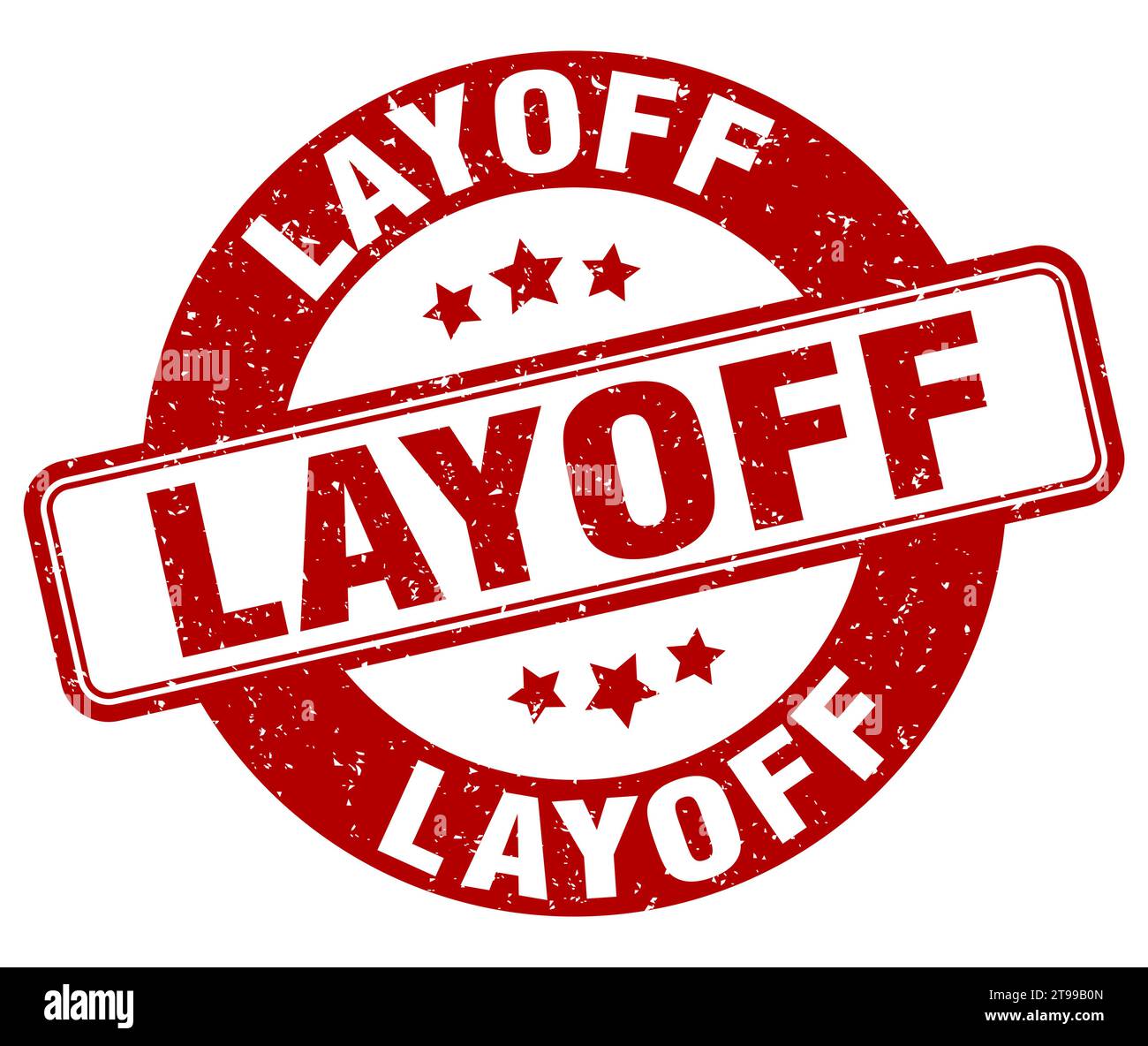 layoff stamp. layoff sign. round grunge label Stock Vector Image & Art ...