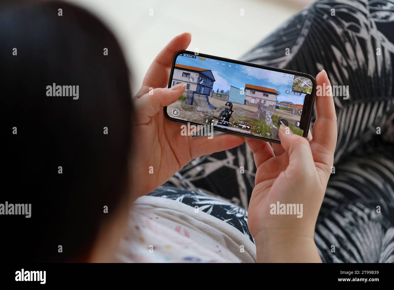 PUBG PlayerUnknowns Battlegrounds mobile iOS game on iPhone 15 ...