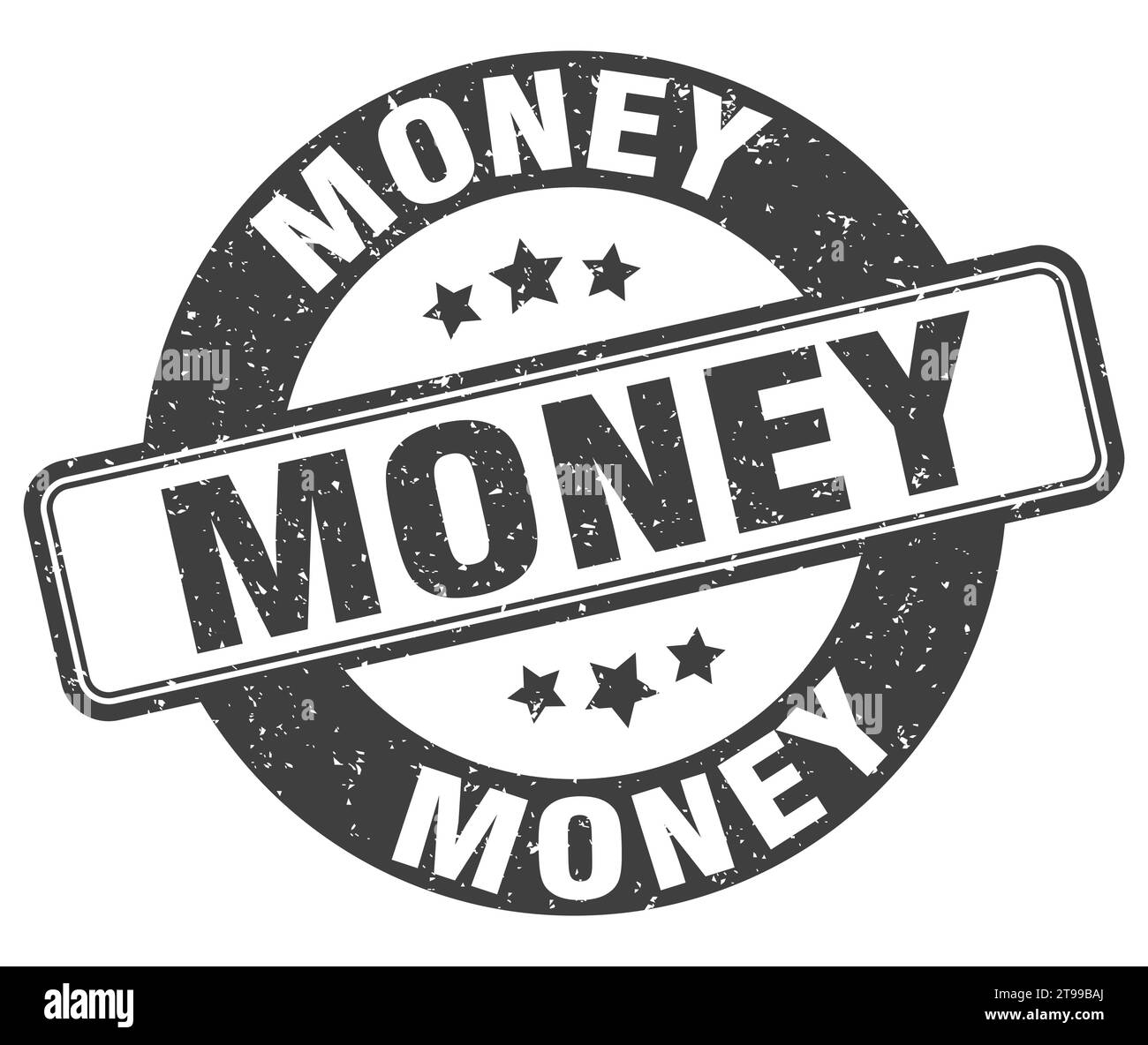 money stamp. money sign. round grunge label Stock Vector Image & Art ...