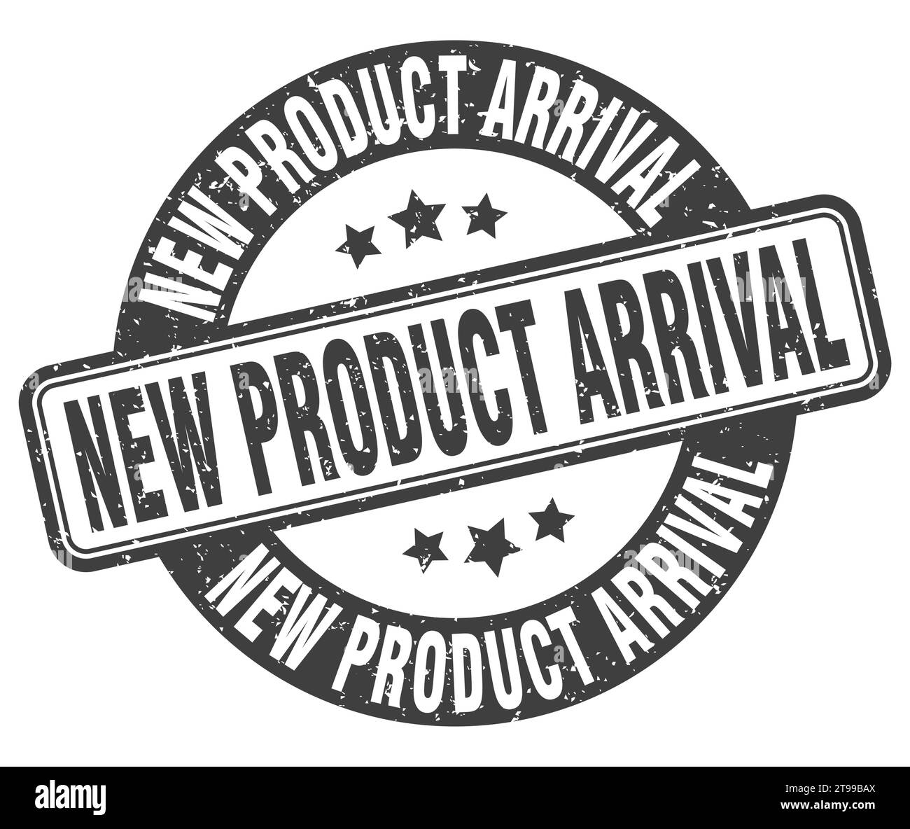 new product arrival stamp. new product arrival sign. round grunge label ...